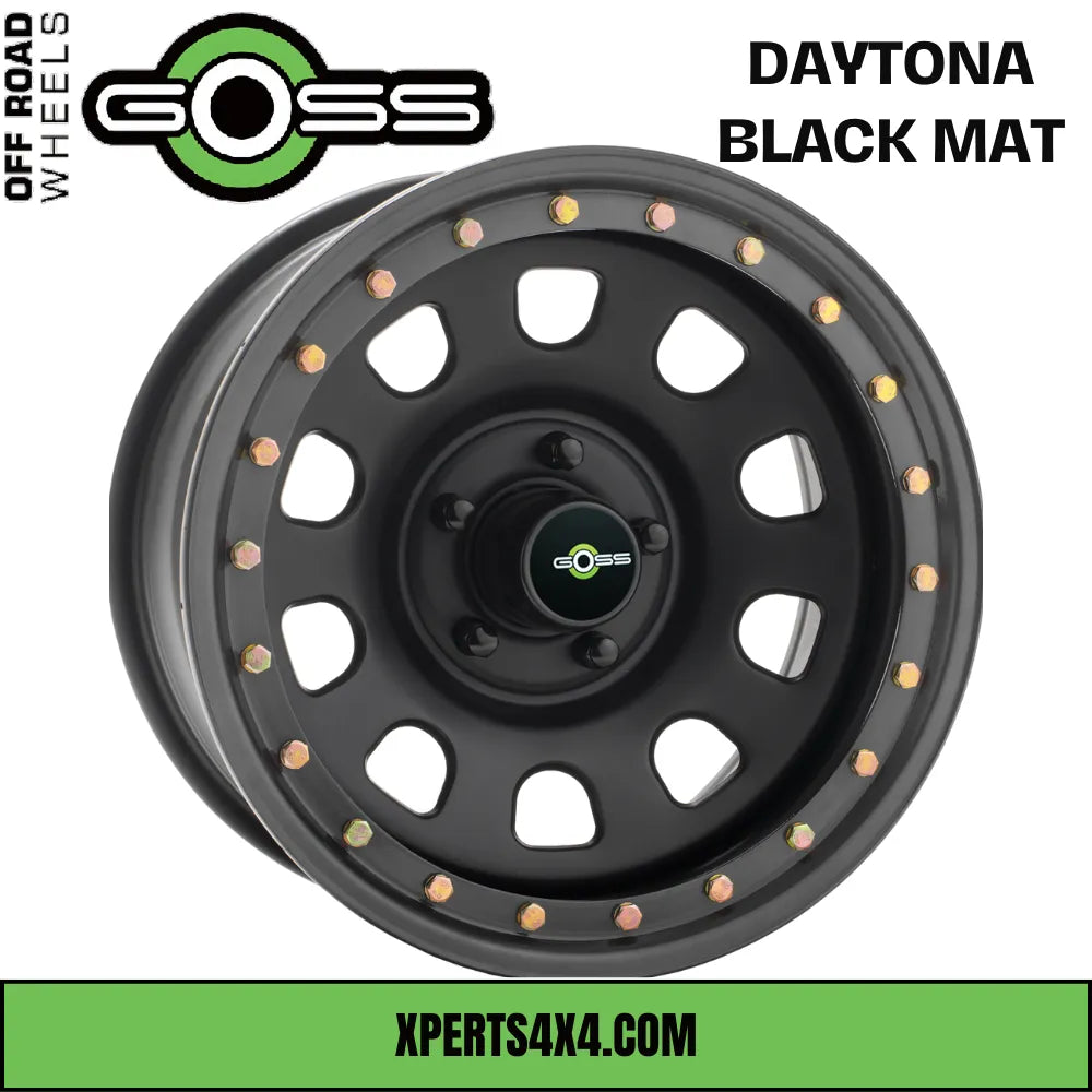 Wheel GOSS DAYTONA Steel - Matte Black | Off-Road & Durable – Xperts 4x4