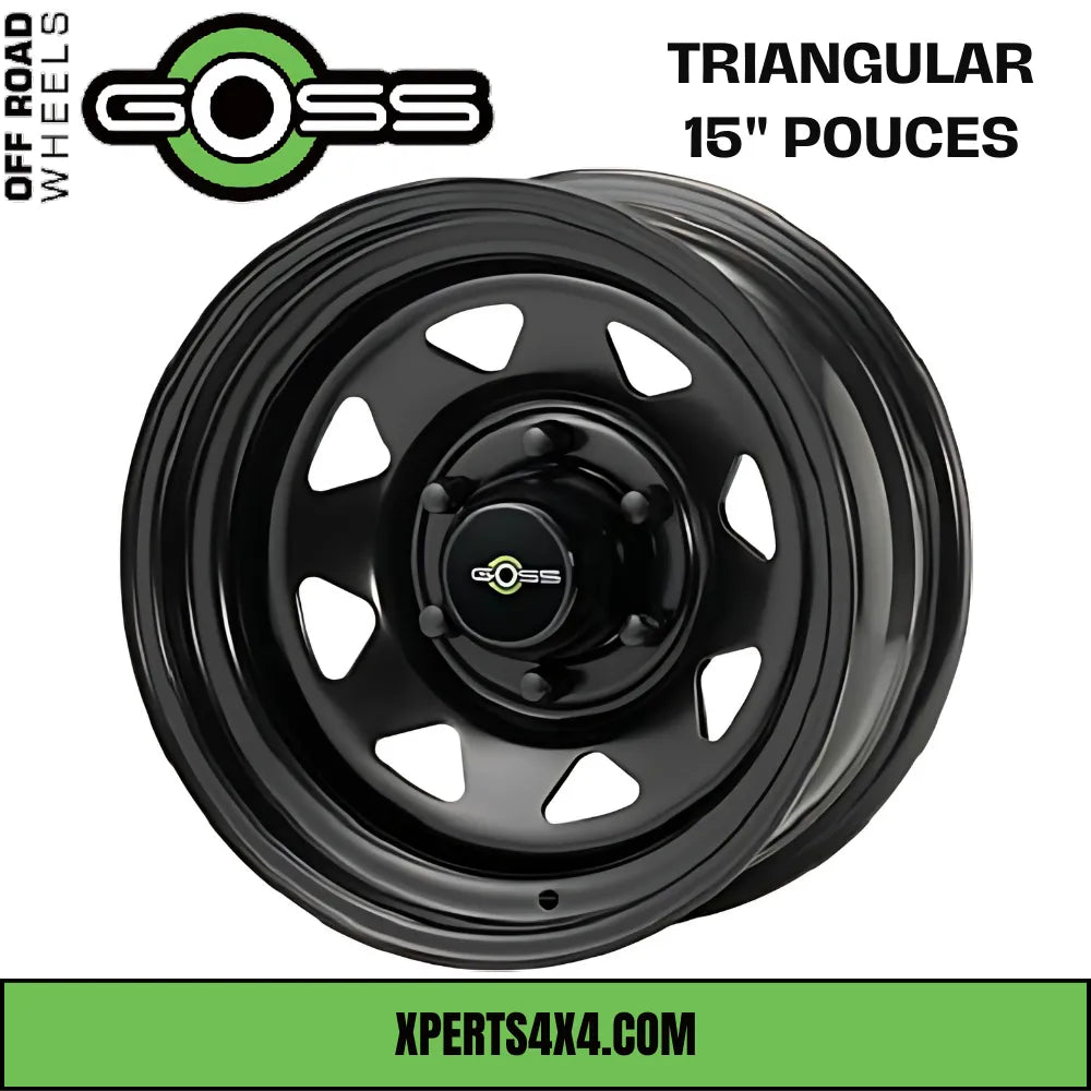 Wheel GOSS TRIANGULAR 15" Steel | Off-Road Resistant – Xperts 4x4