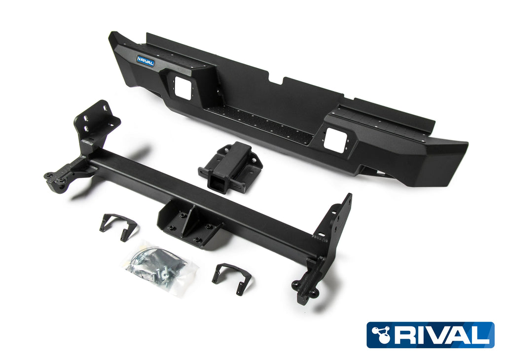 Rear Bumper Aluminium Rival4x4 Isuzu Dmax 2012-2020 – Xperts 4x4